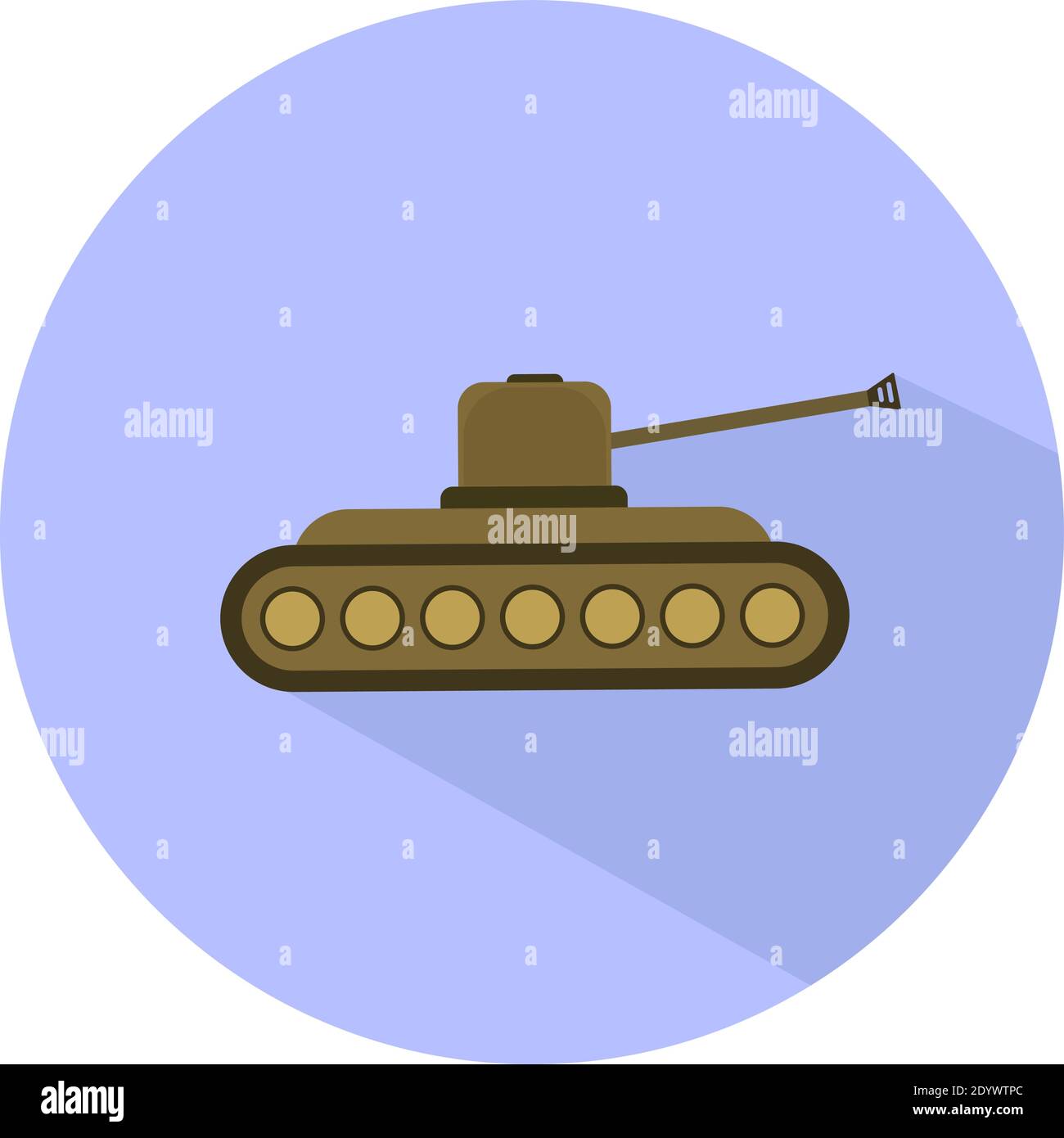 Military tank, illustration, vector on a white background Stock Vector ...