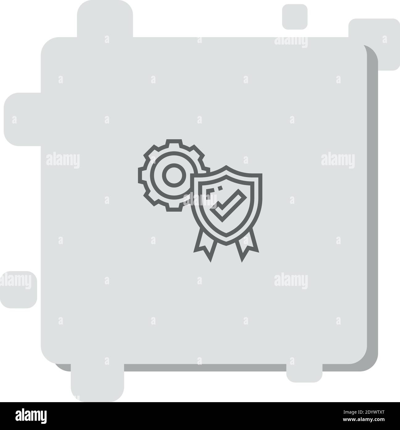 quality assurance vector icon modern simple vector illustration Stock ...