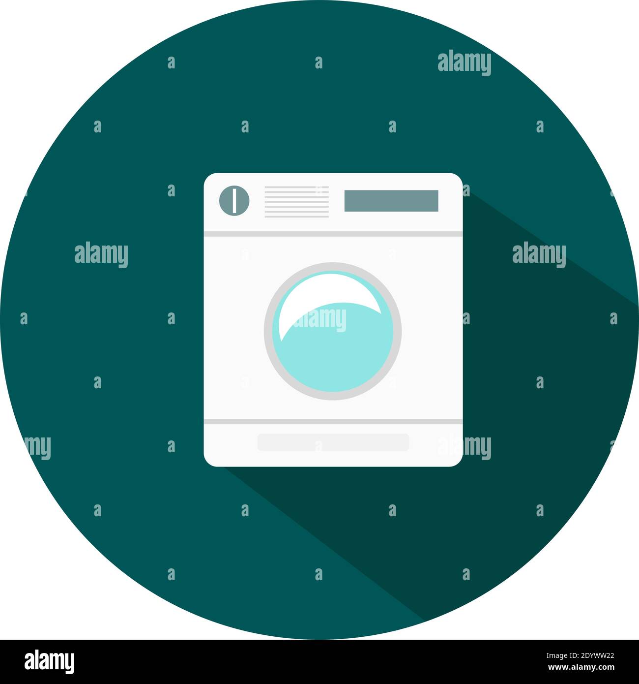 Washing machine, illustration, vector on a white background Stock ...