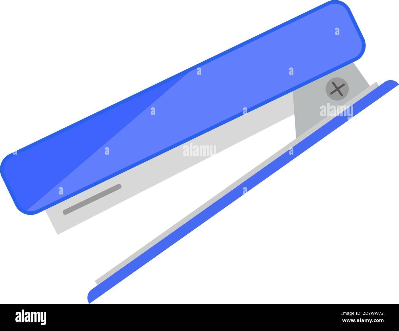 Blue steplar, illustration, vector on a white background Stock Vector ...