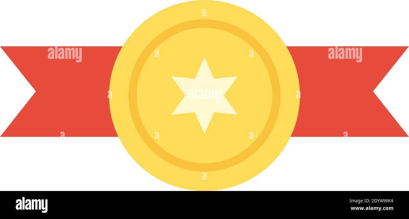 Star batch, illustration, vector on a white background Stock Vector ...