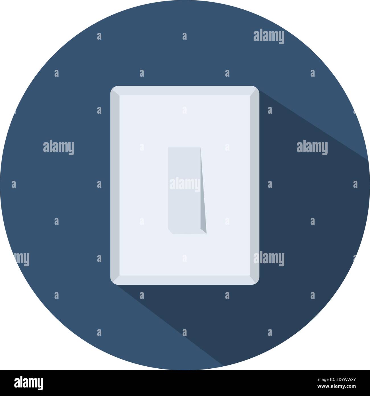 Light Switch, illustration, vector on a white background Stock Vector ...