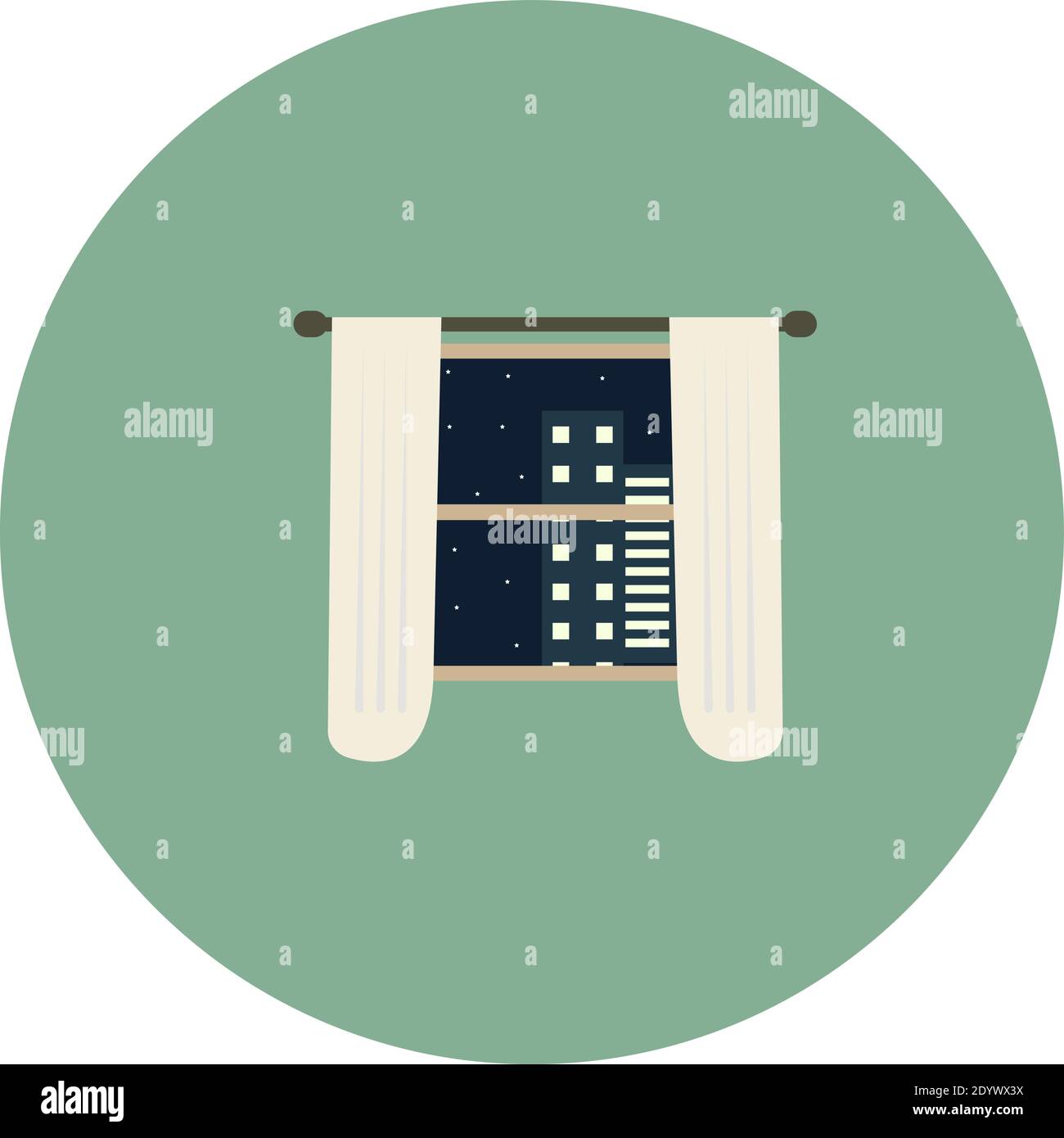 Window in a room Cut Out Stock Images & Pictures - Alamy