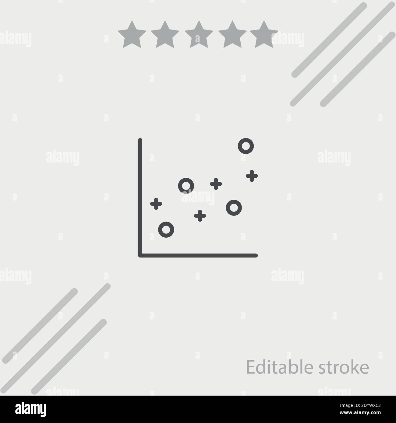 chart vector icon modern simple vector illustration Stock Vector Image ...