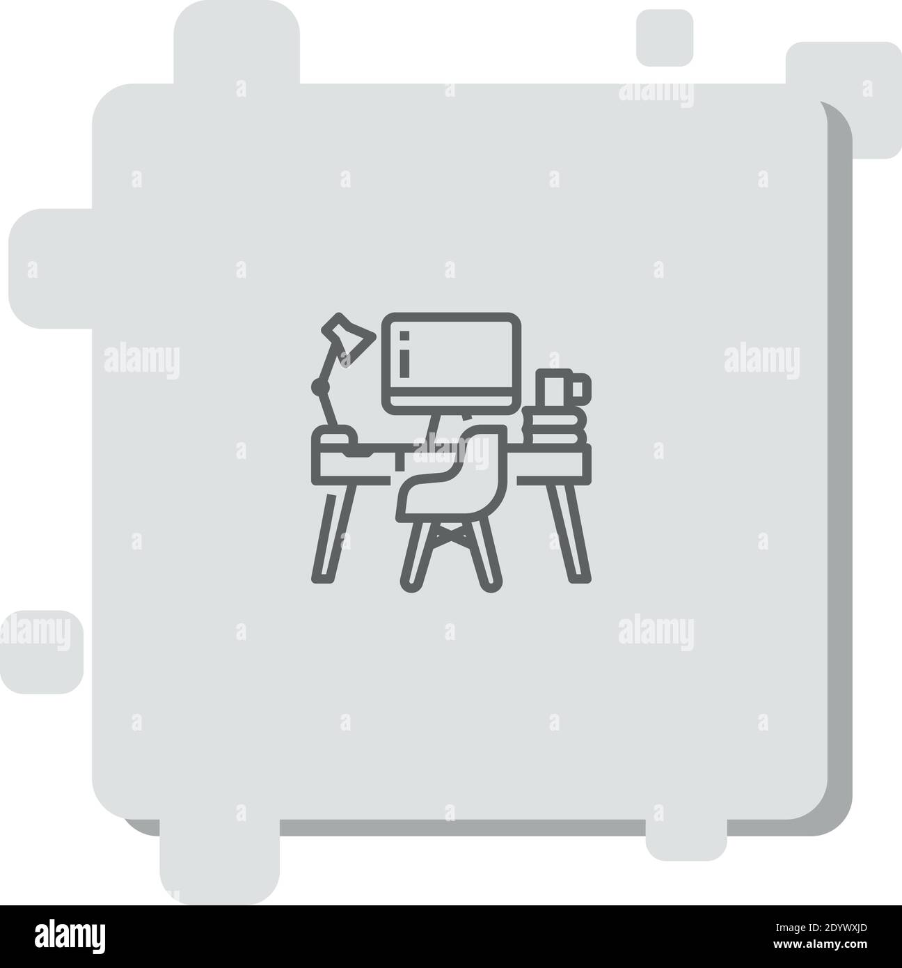 workspace vector icon modern simple vector illustration Stock Vector ...