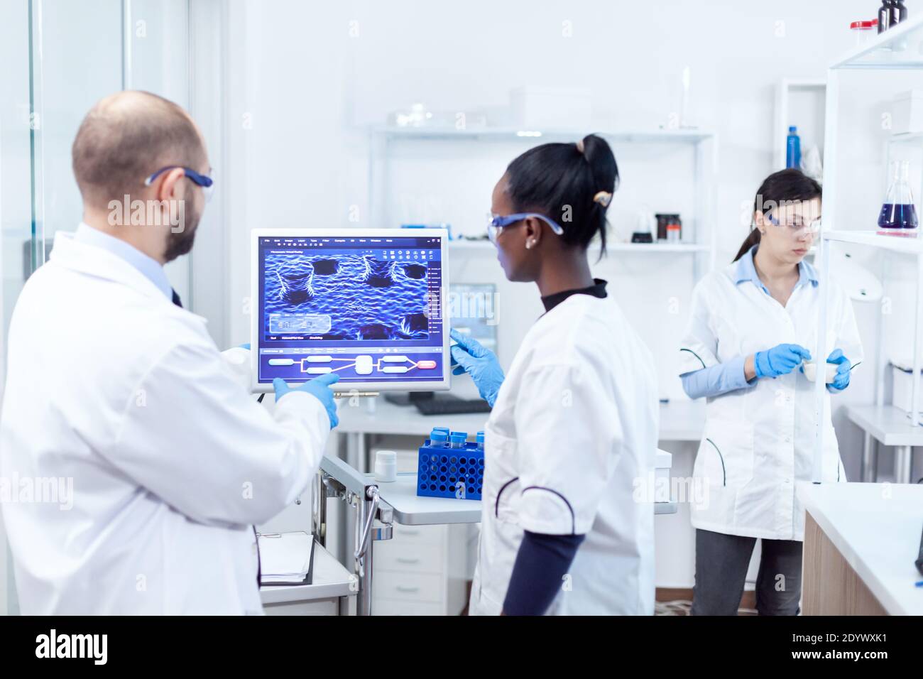 Multiethnic medical research team hi-res stock photography and images ...