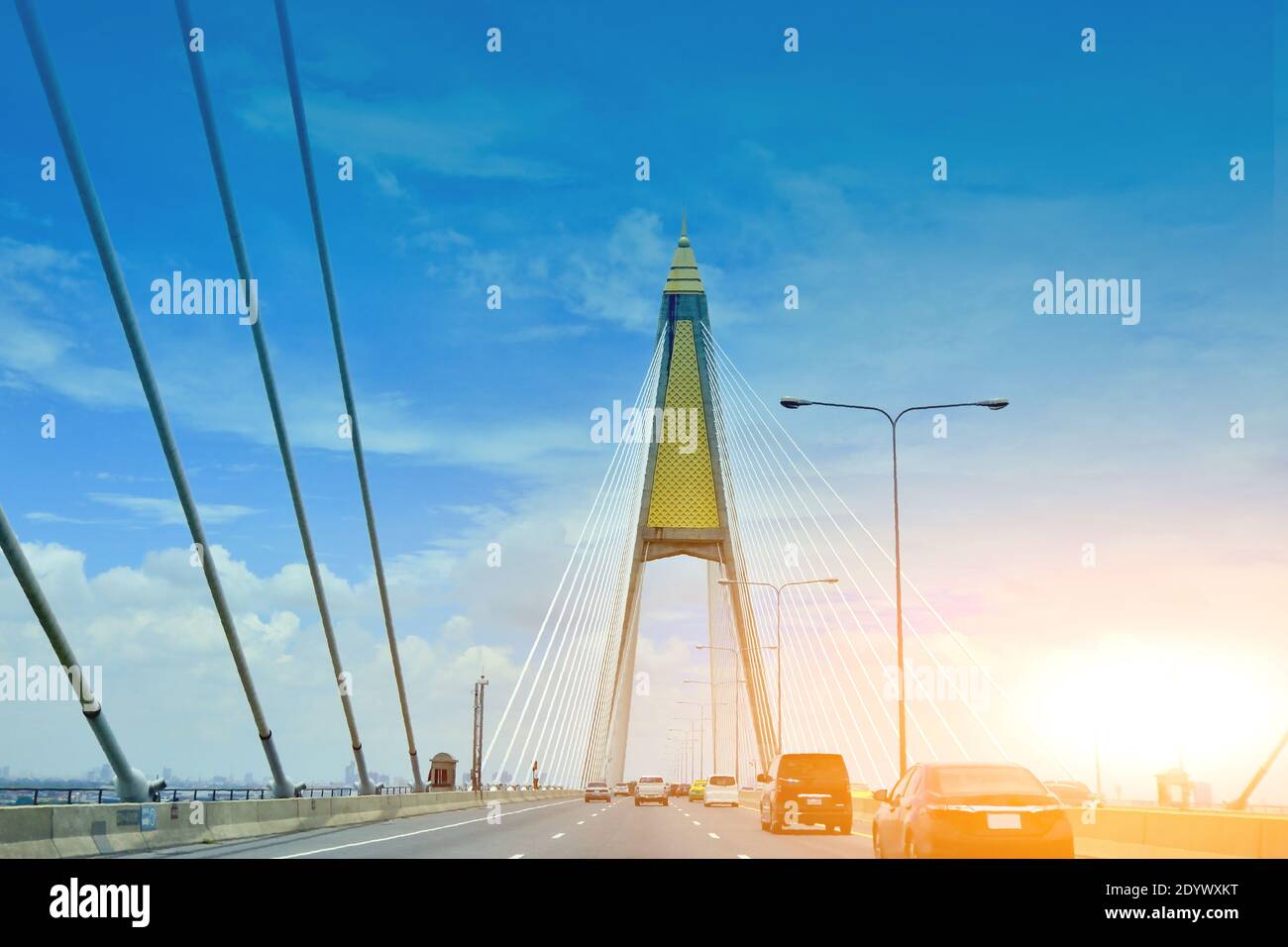 Car driving on high way road,Car a lot on the road Stock Photo - Alamy