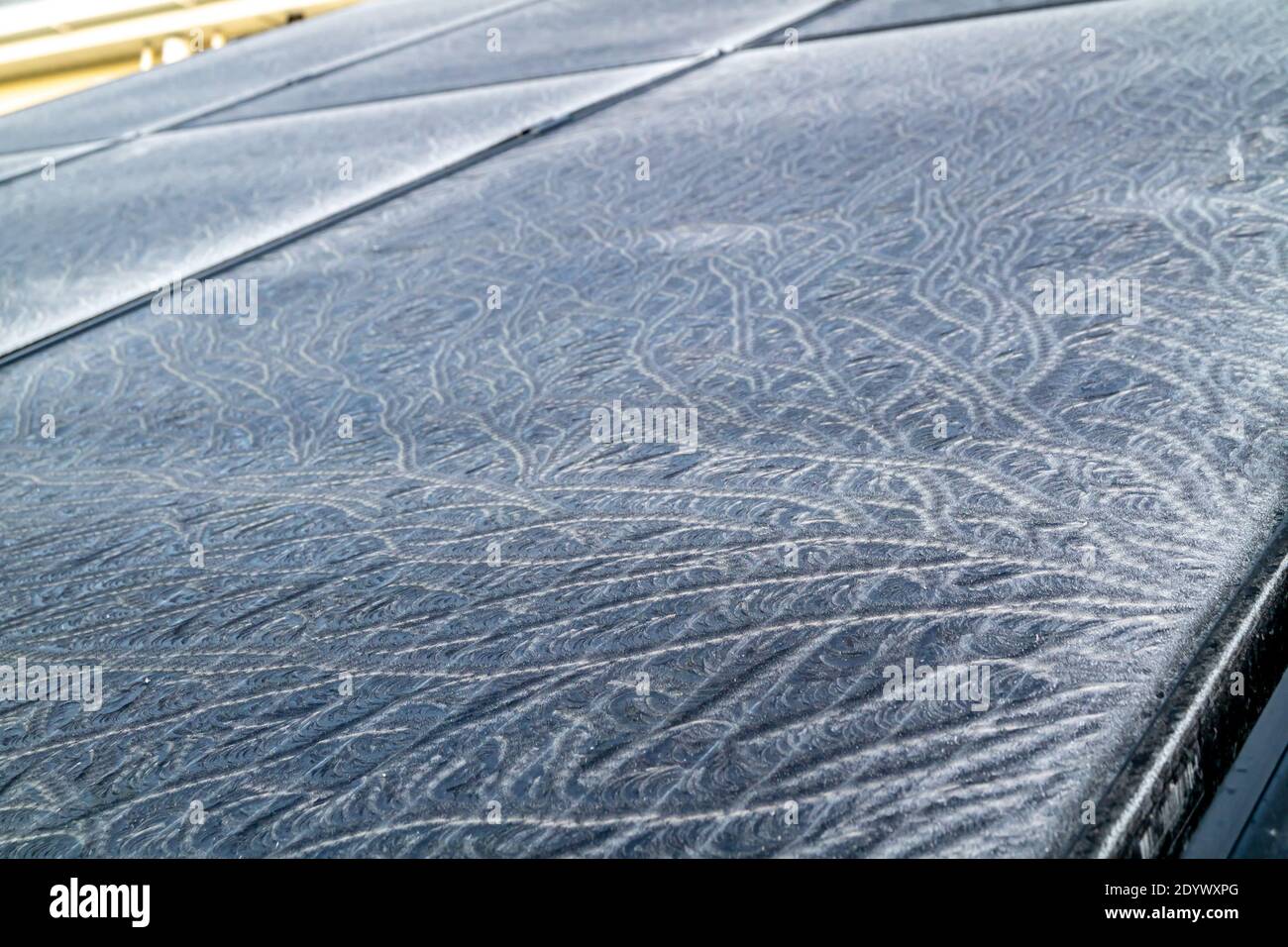 Frozen photovoltaic panels - Frosty solar system, photovoltaics Stock ...