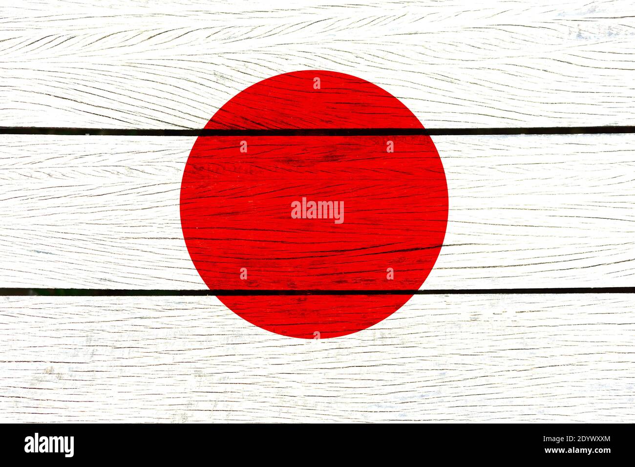 Flag of JAPAN design on wooden background texture pattern Stock Photo ...