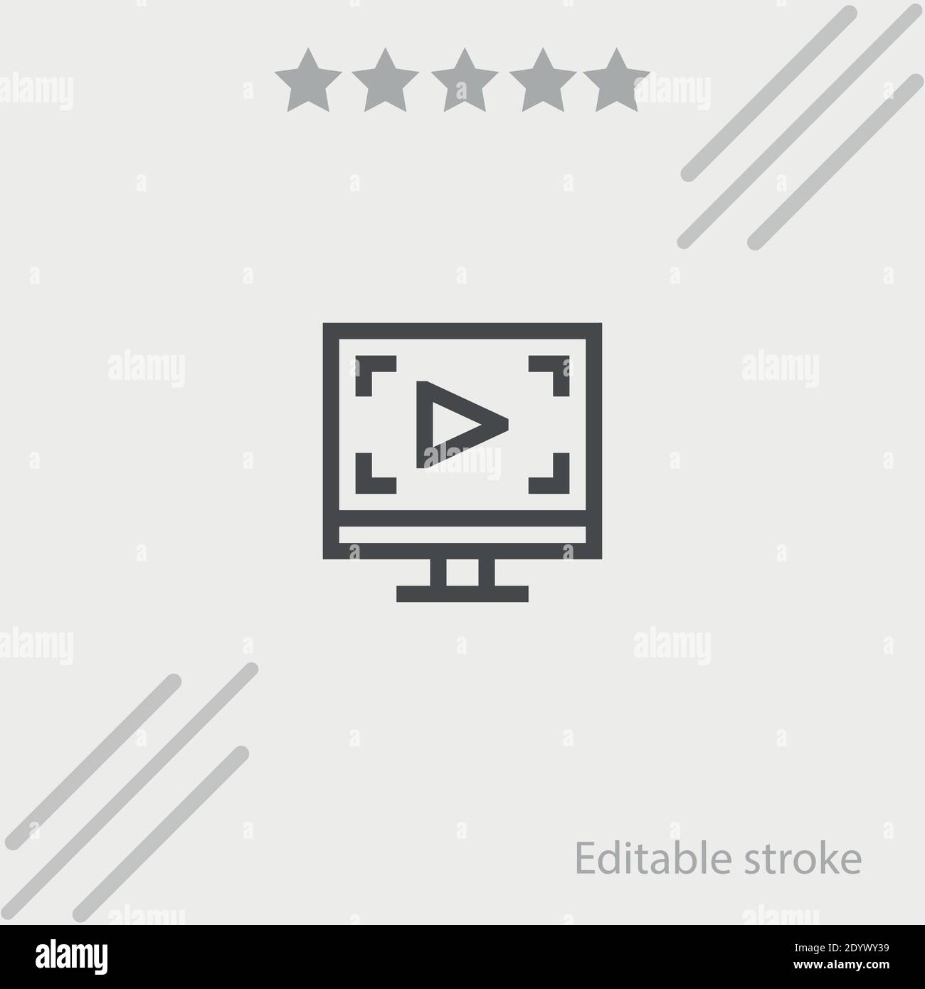 video editor vector icon modern simple vector illustration Stock Vector ...