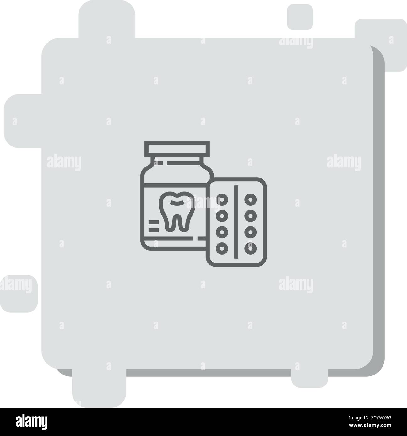 pill vector icon modern simple vector illustration Stock Vector Image ...