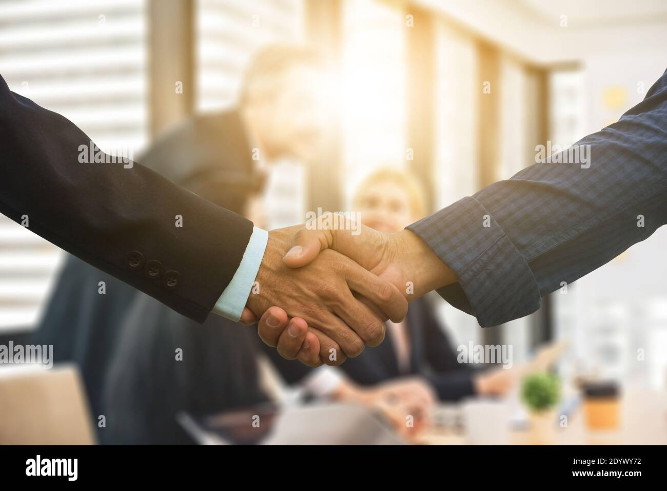 Close up people hands shake business partnership success,Shake hand ...