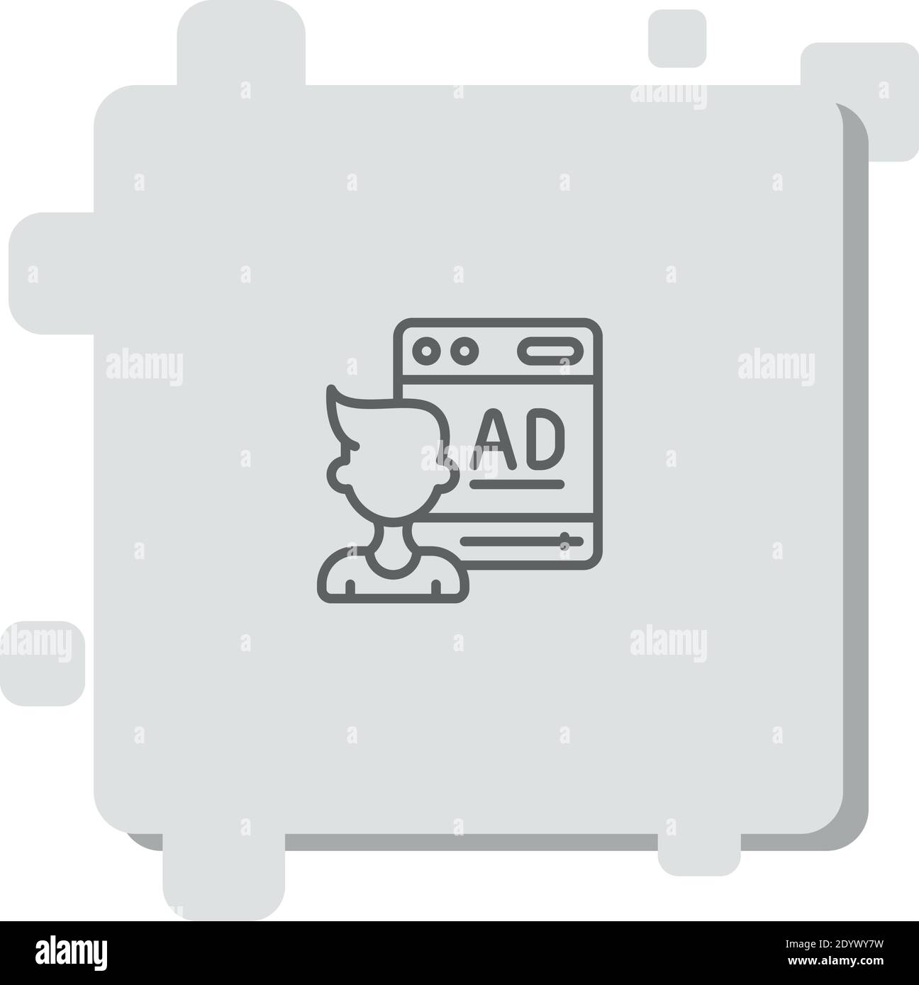 influencer vector icon modern simple vector illustration Stock Vector ...