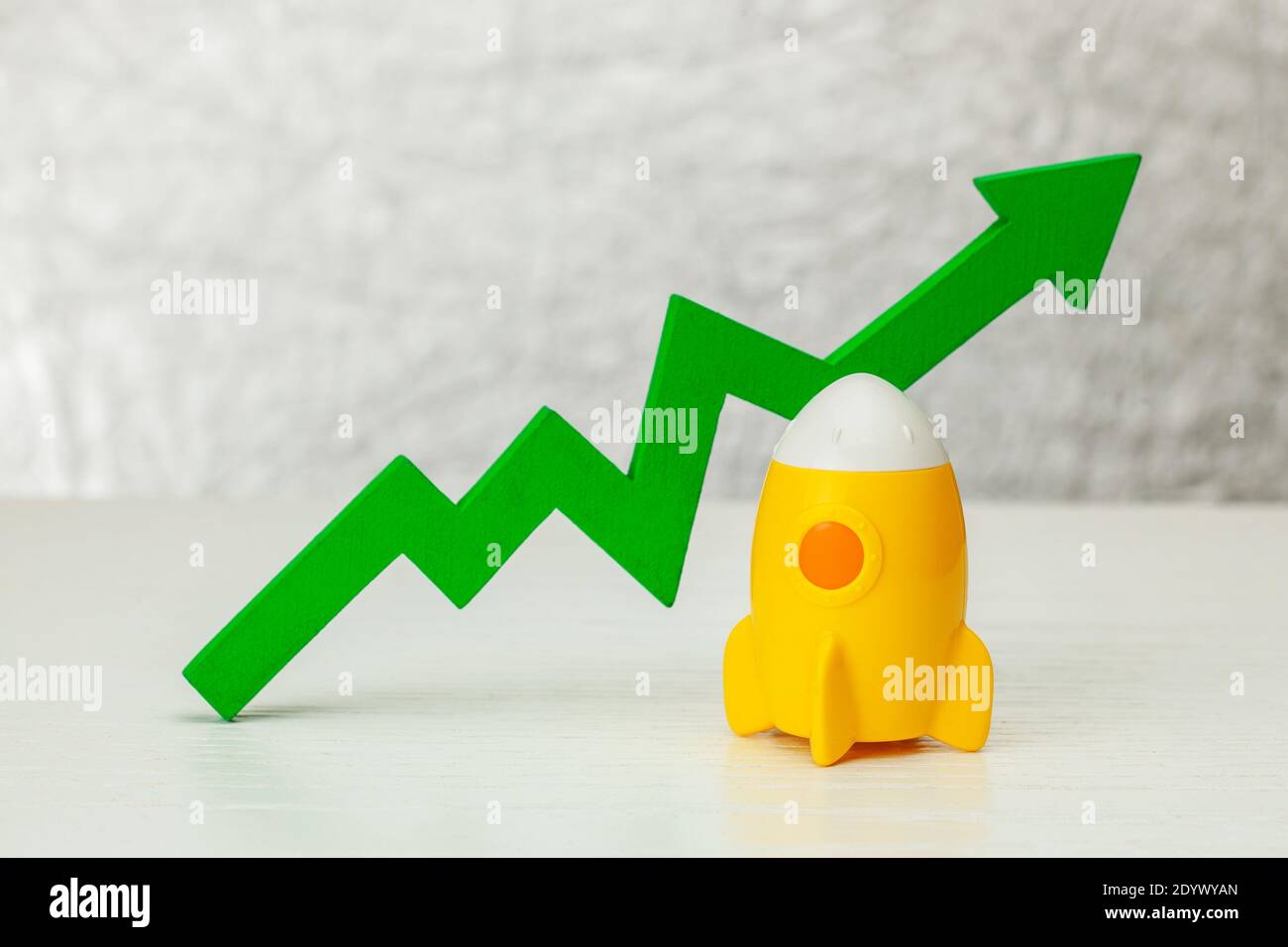 Skyrocket chart hi-res stock photography and images - Alamy
