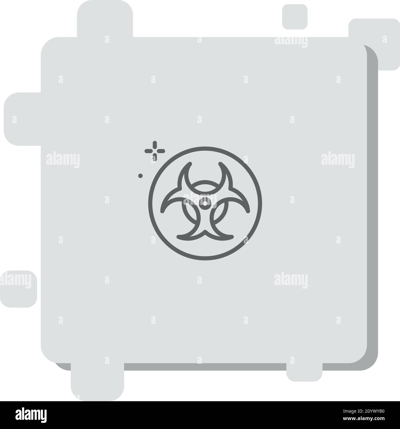 hazard vector icon modern simple vector illustration Stock Vector Image ...