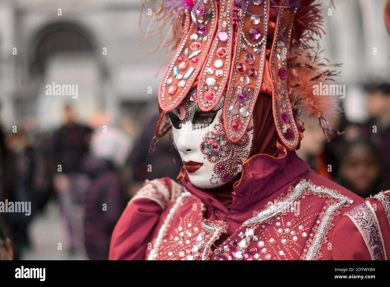 A purple carnival costume Stock Photo - Alamy