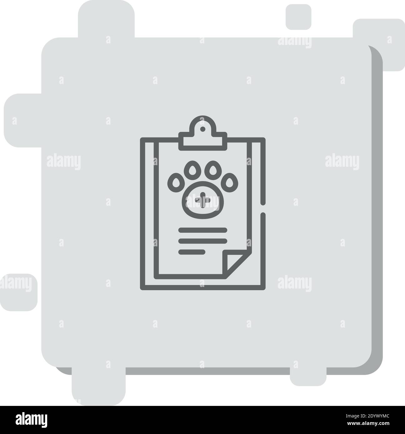 veterinary vector icon modern simple vector illustration Stock Vector ...