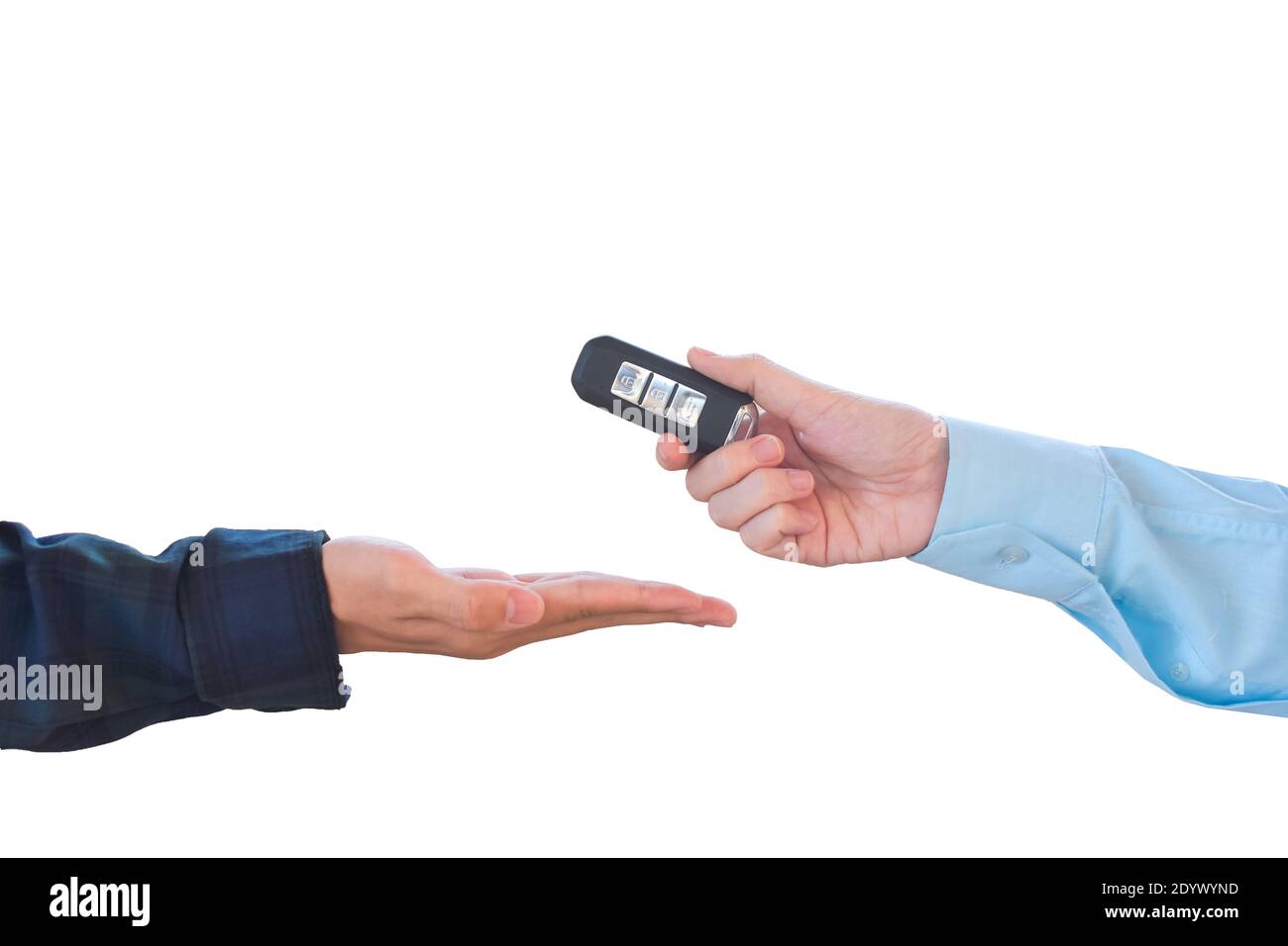 Close up hand holding Key sale car concept,Give and take key car on ...