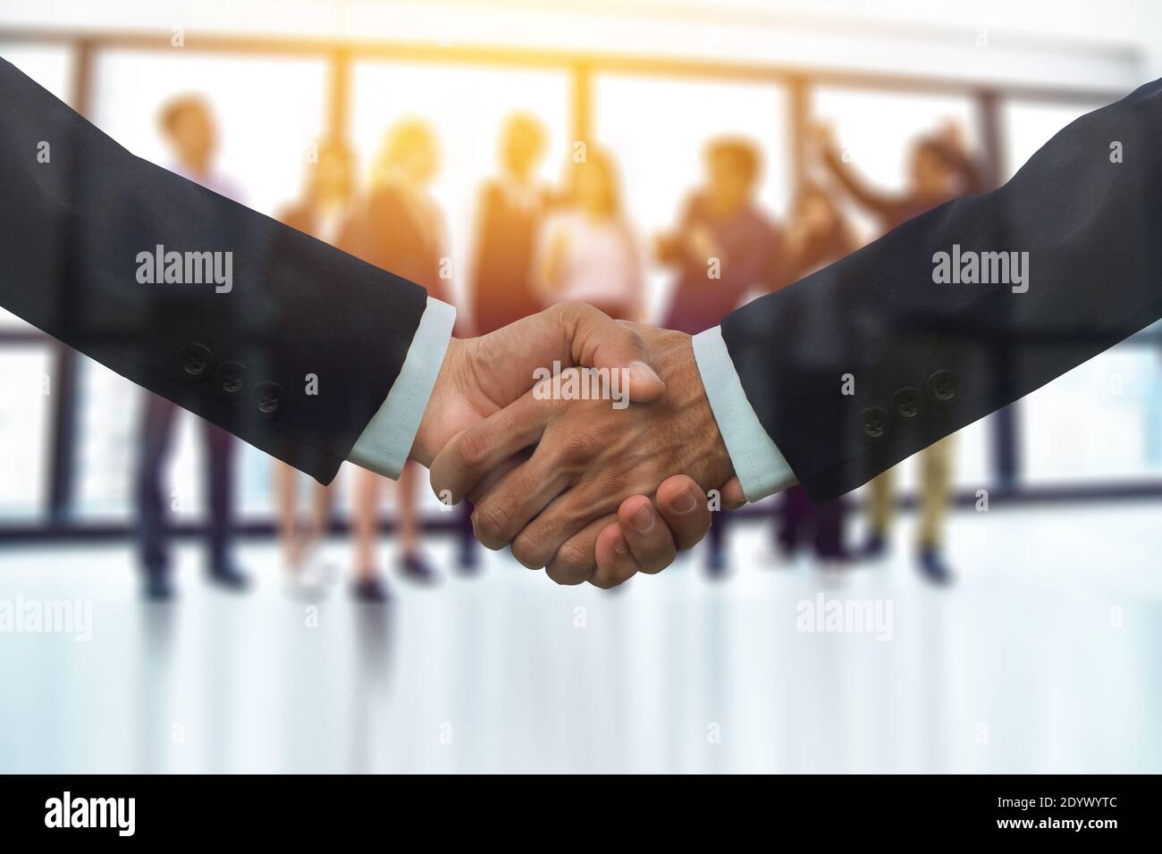 Close up people hands shake business partnership success,Shake hand ...