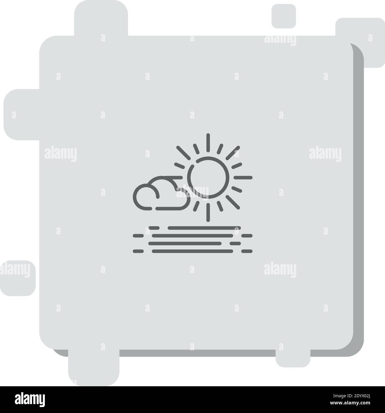 haze vector icon modern simple vector illustration Stock Vector Image ...