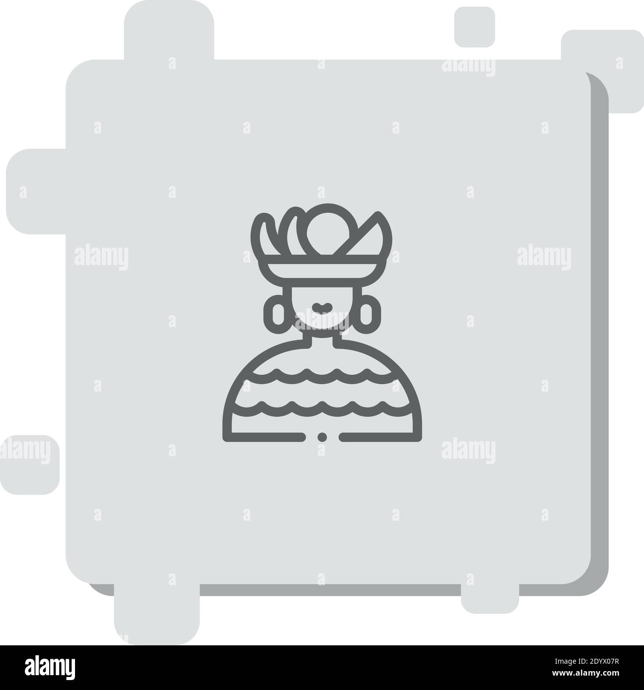 woman vector icon modern simple vector illustration Stock Vector Image ...