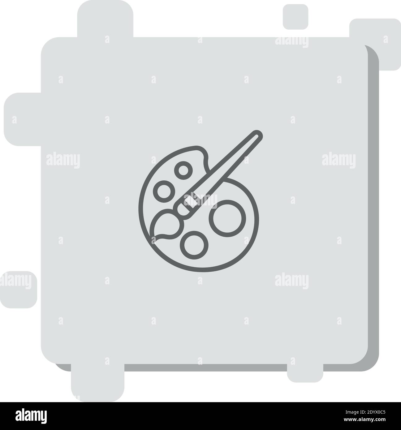 art vector icon modern simple vector illustration Stock Vector Image ...