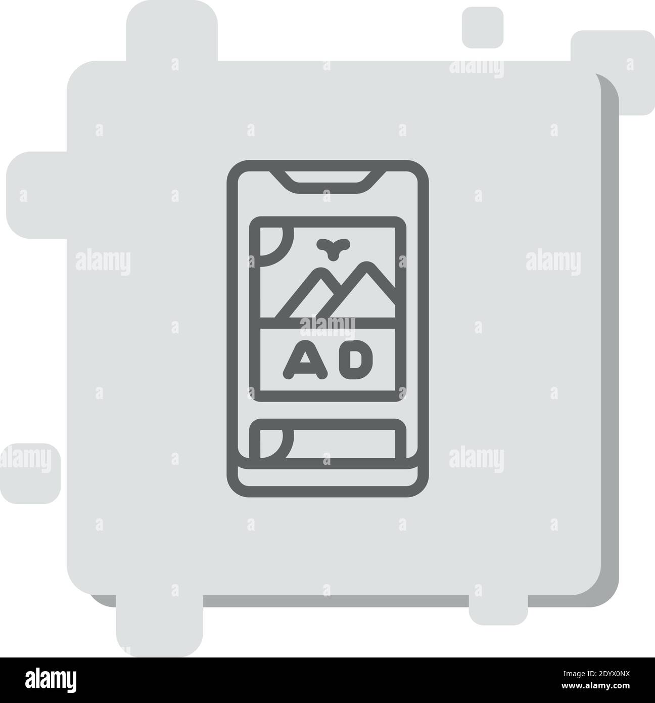 mobile vector icon modern simple vector illustration Stock Vector Image ...
