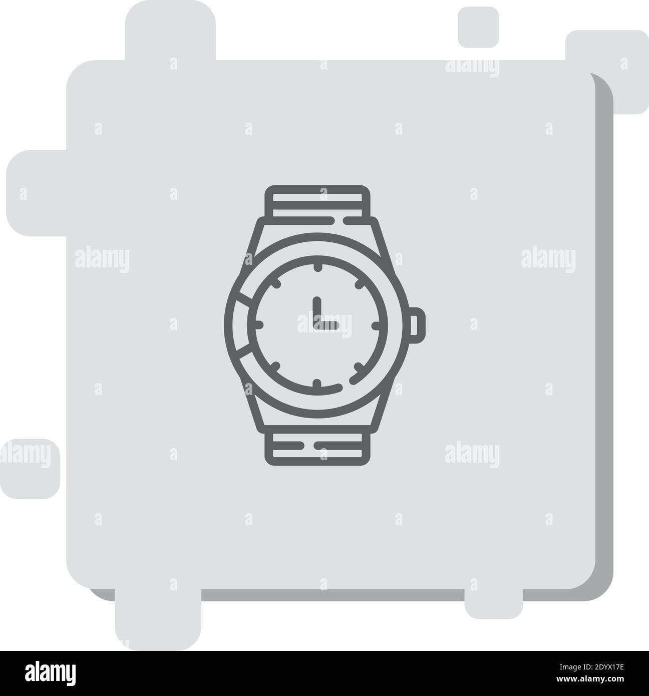 watch vector icon modern simple vector illustration Stock Vector Image ...
