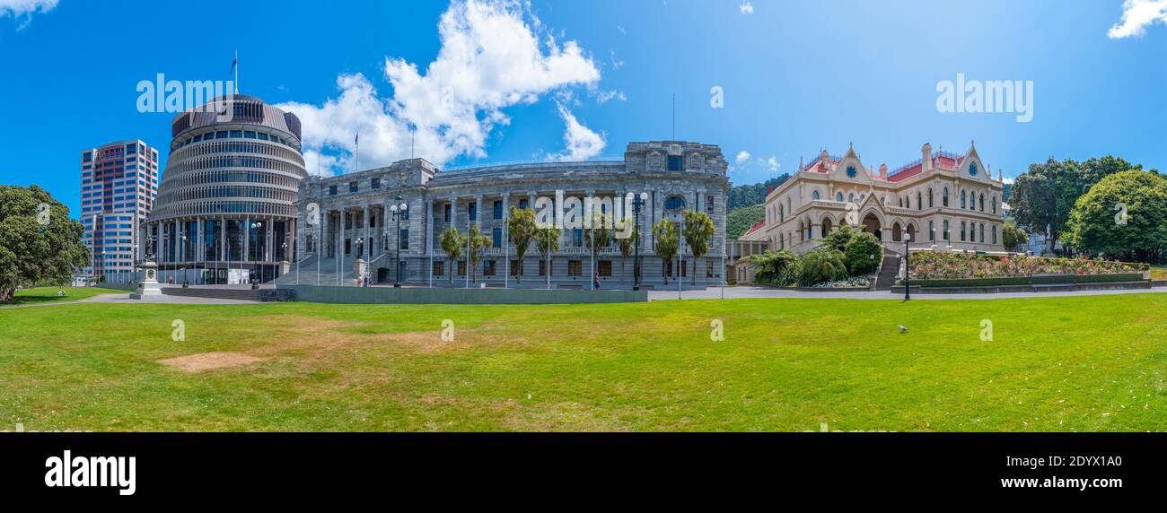 Parliamentary Library and New Zealand Parliament Buildings in ...