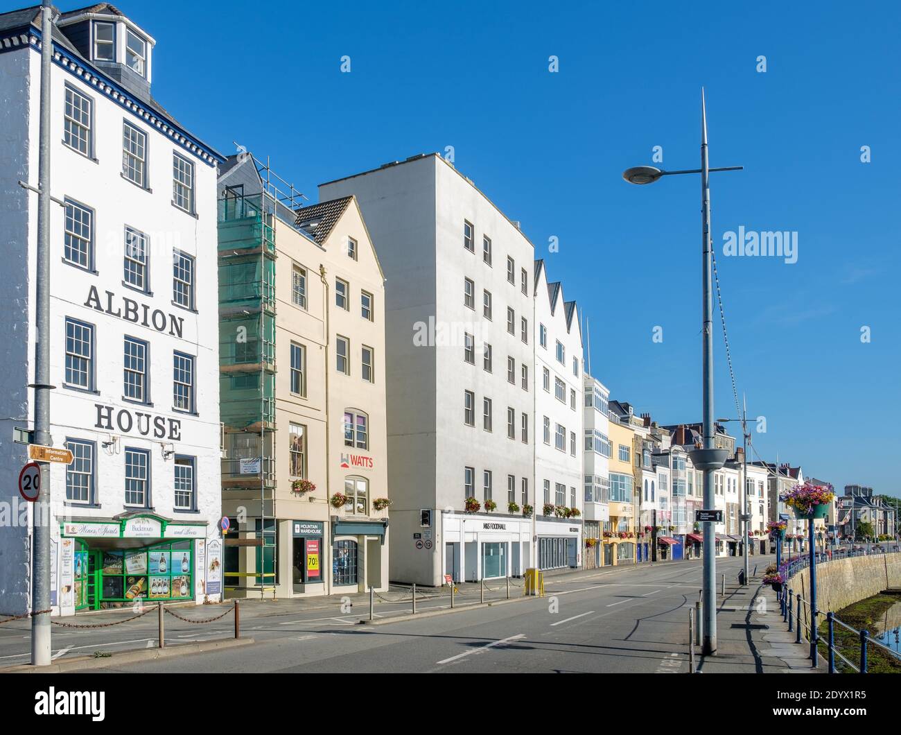 Shopping street st peter port guernsey hi-res stock photography and ...
