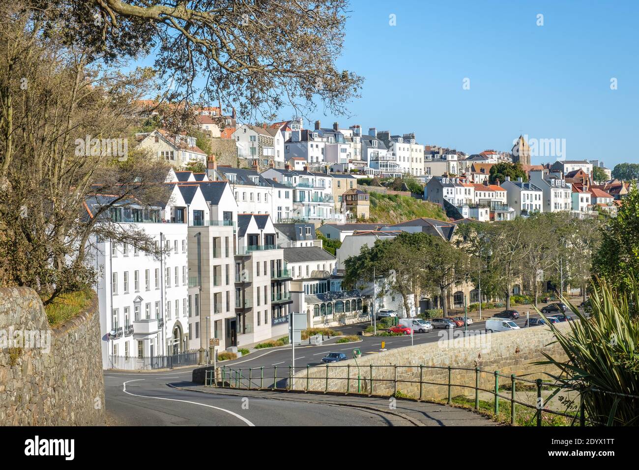 St Peter Port seafront, Guernsey Stock Photo - Alamy