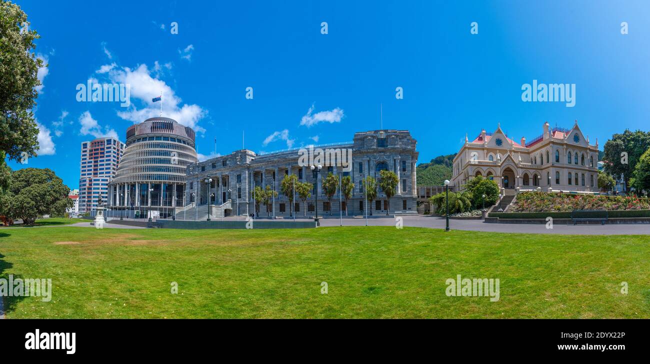 Parliamentary Library and New Zealand Parliament Buildings in ...