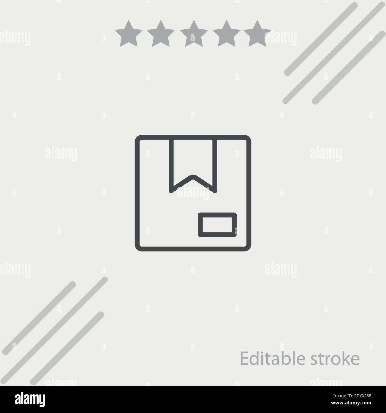 cargo vector icon modern simple vector illustration Stock Vector Image ...