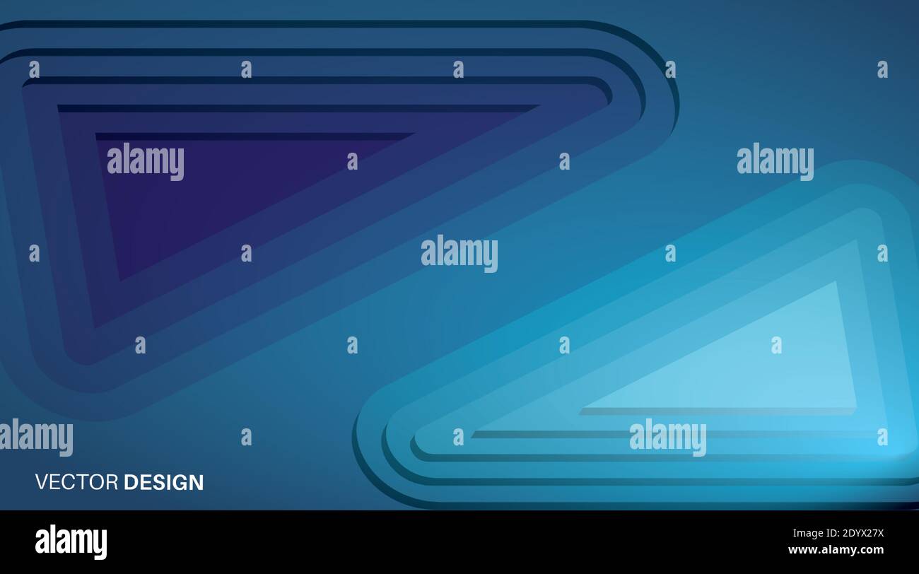 abstract vector background. overlapping blue triangle design Stock Vector Image & Art - Alamy