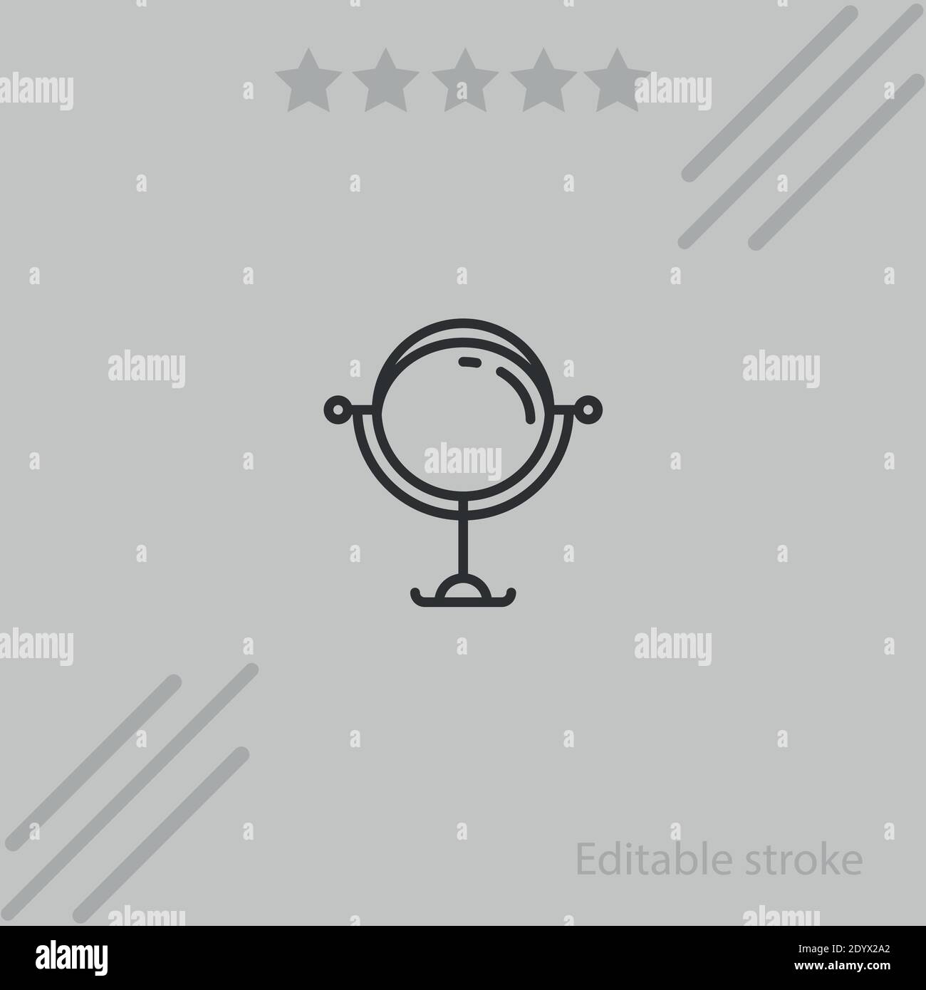 mirror vector icon modern simple vector illustration Stock Vector Image ...