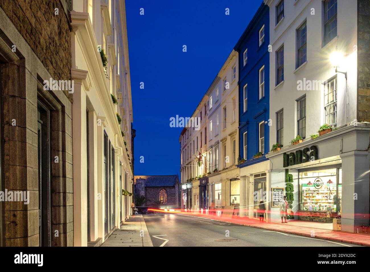 Fountain Street, St Peter Port, Guernsey Stock Photo - Alamy