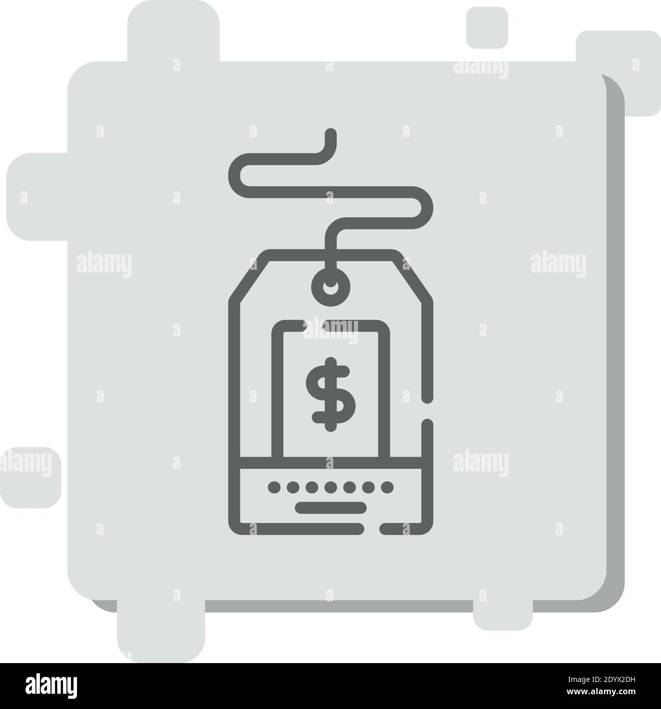 price tag vector icon modern simple vector illustration Stock Vector ...