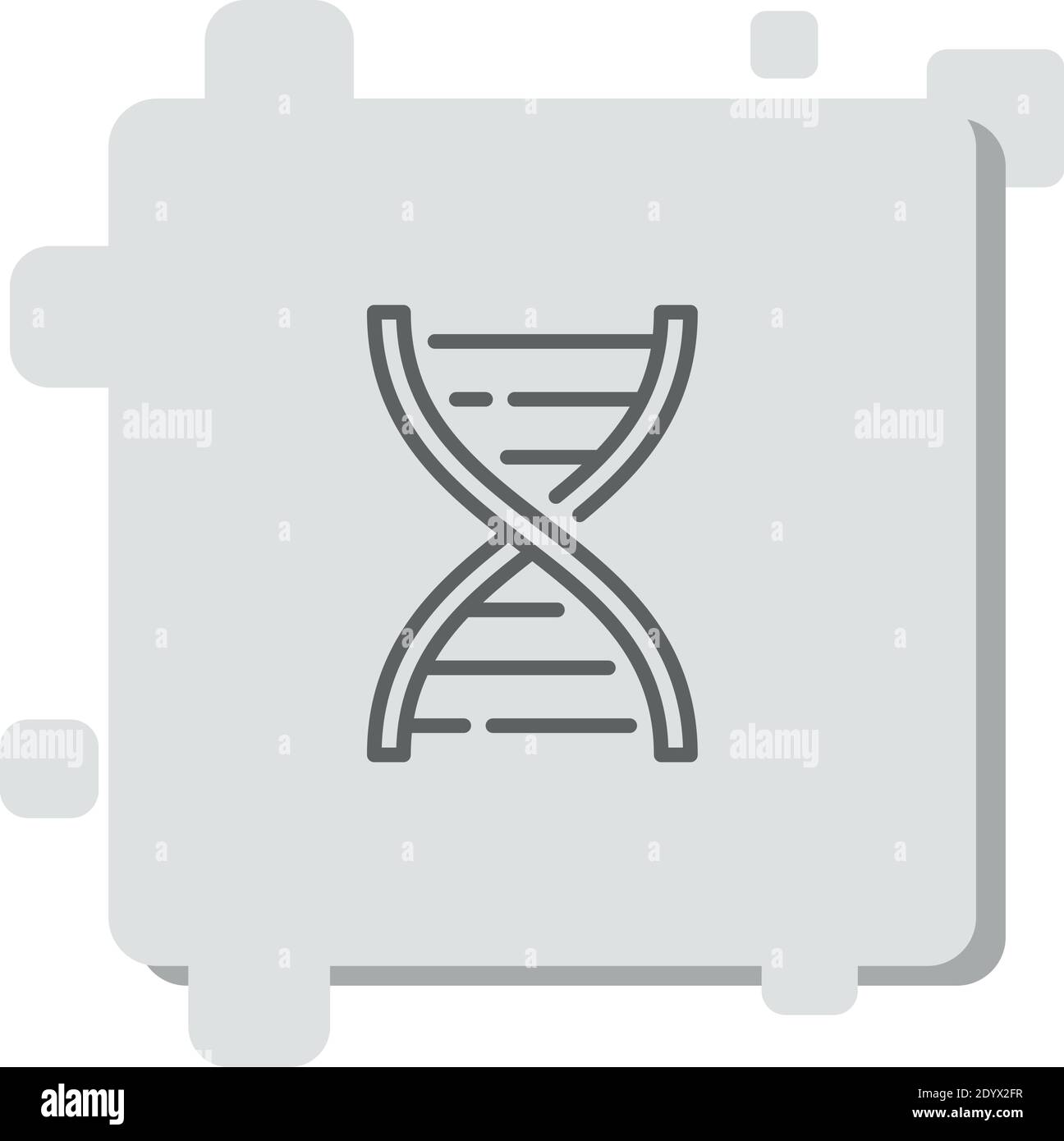 dna structure vector icon modern simple vector illustration Stock ...