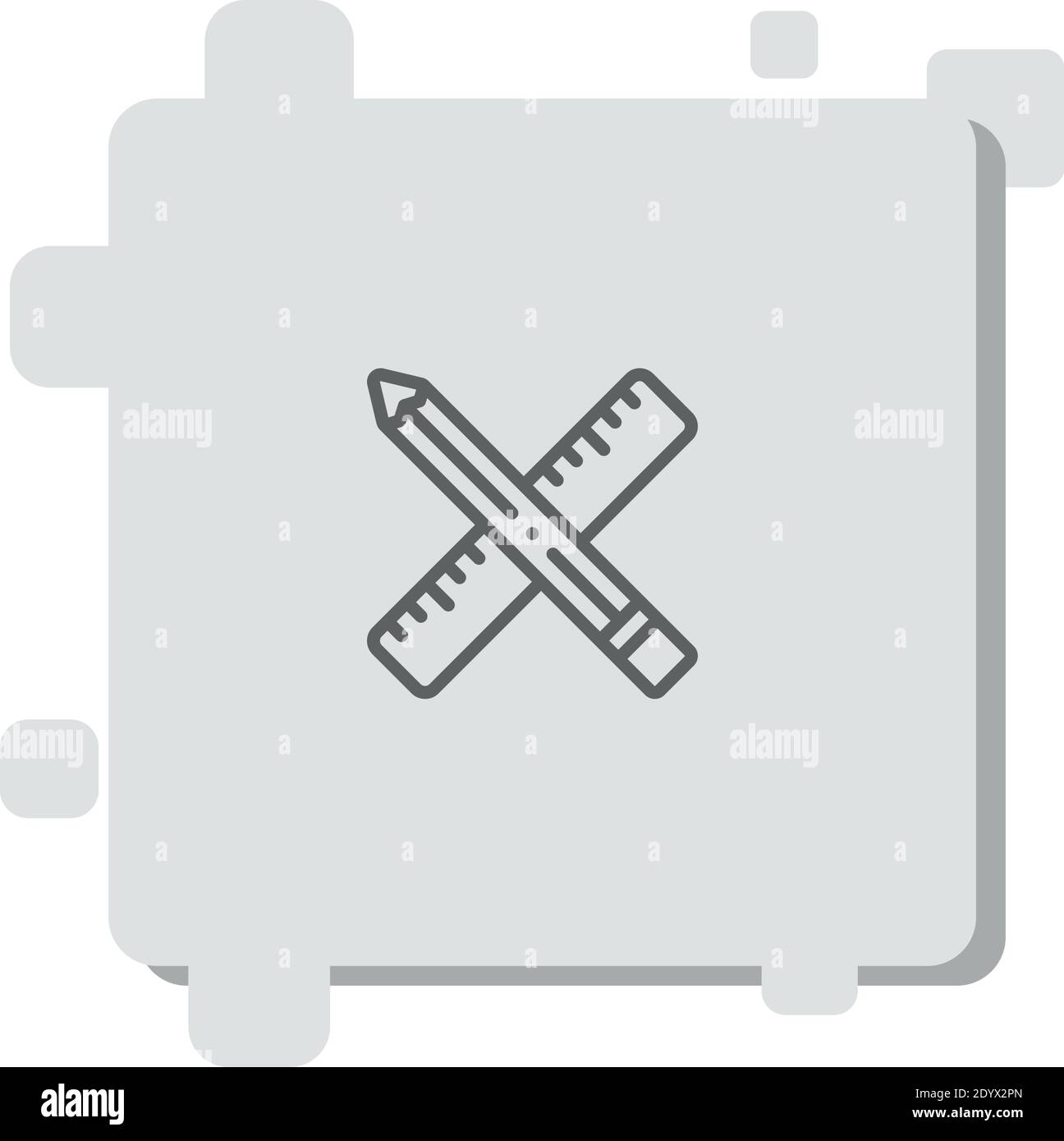 measure vector icon modern simple vector illustration Stock Vector ...