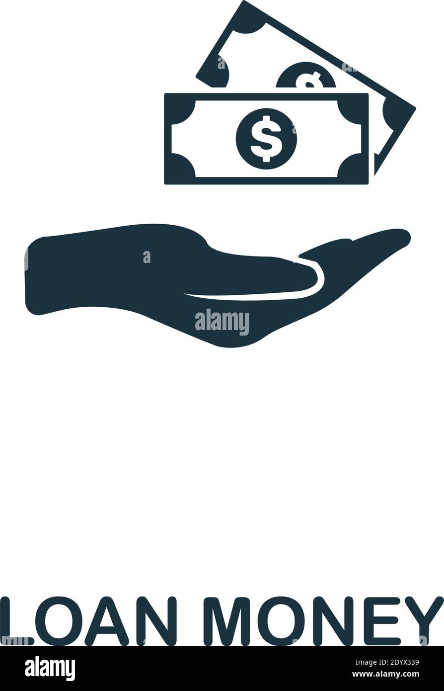 Loan Money icon. Premium style design from business management icon ...