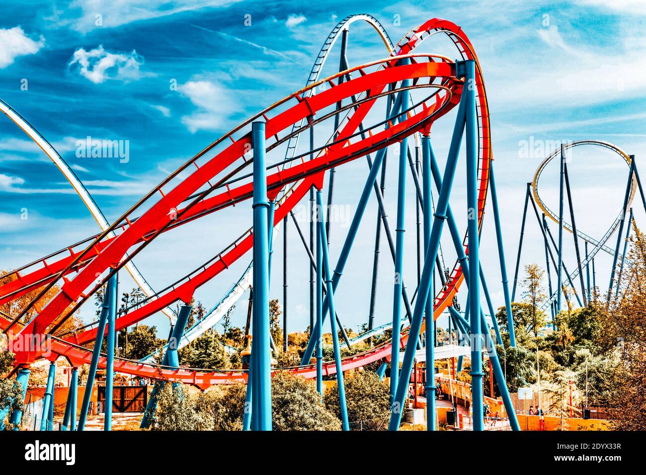 Rollercoaster wagon hi-res stock photography and images - Alamy