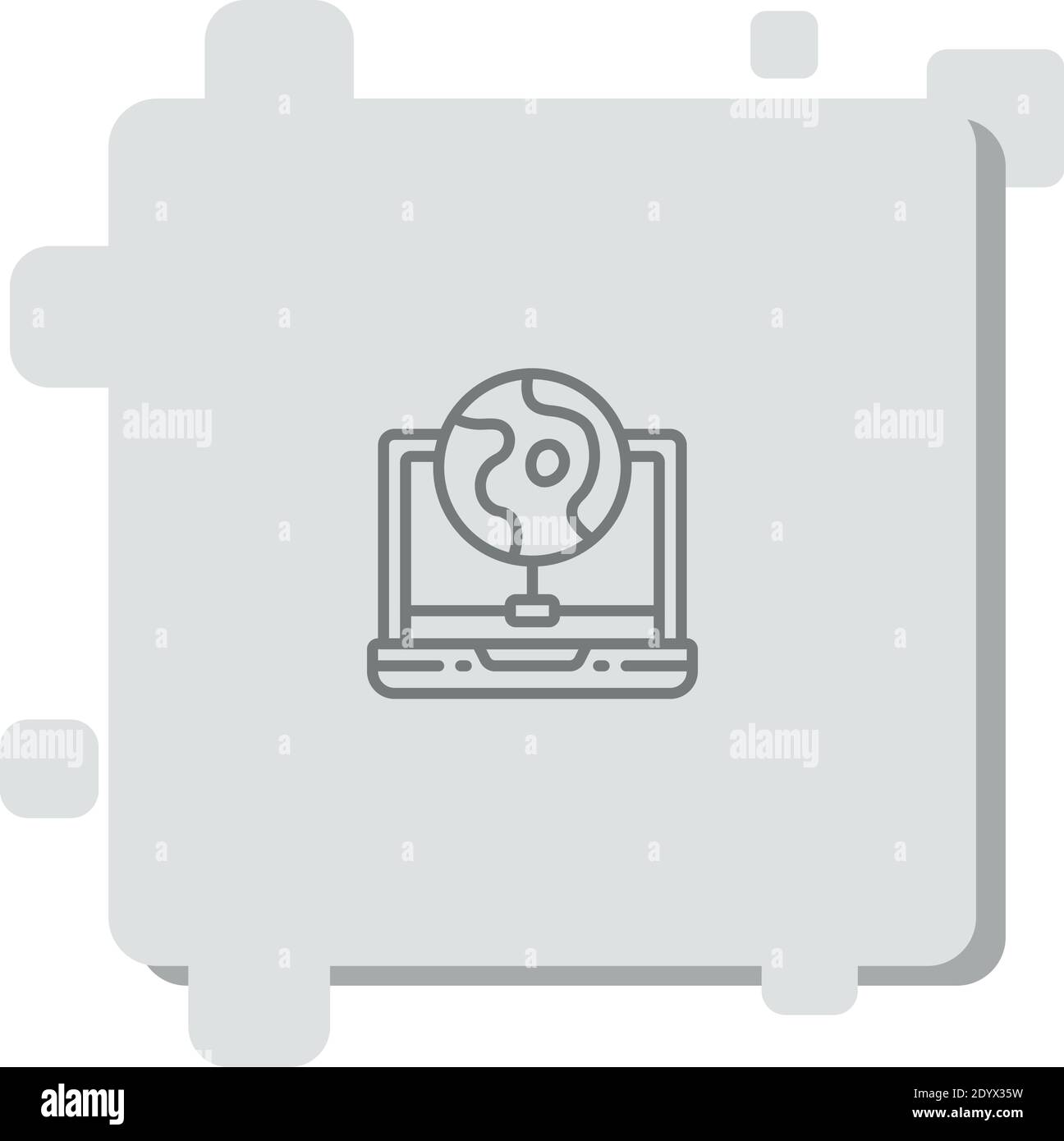 laptop vector icon modern simple vector illustration Stock Vector Image ...