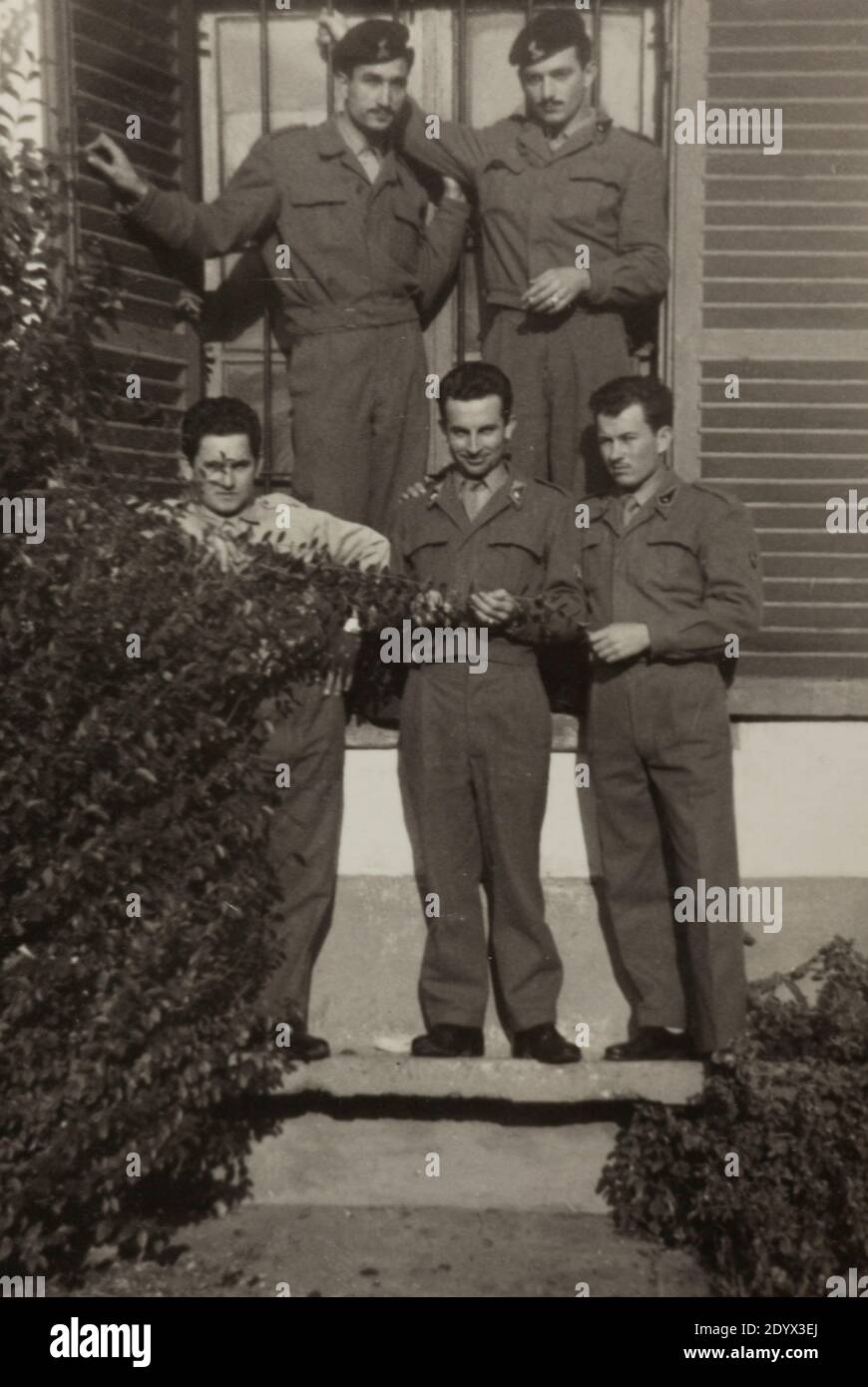 ROME, ITALY MARCH 1951: Boys during military training in the 50s Stock ...