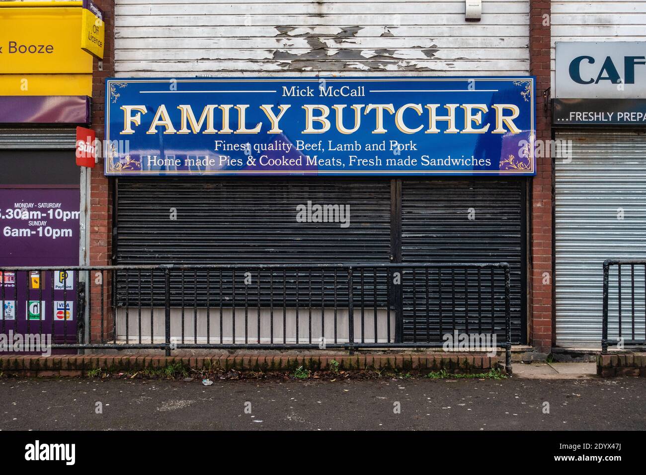 Village butcher shop front hi-res stock photography and images - Alamy