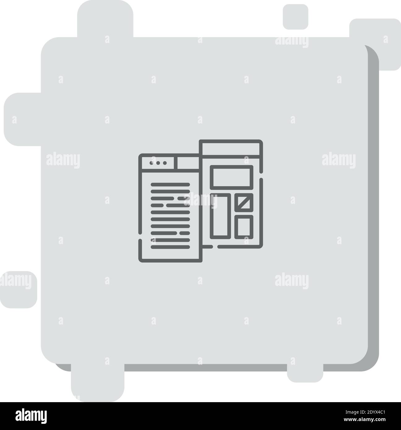 windowed vector icon Stock Vector Image & Art - Alamy