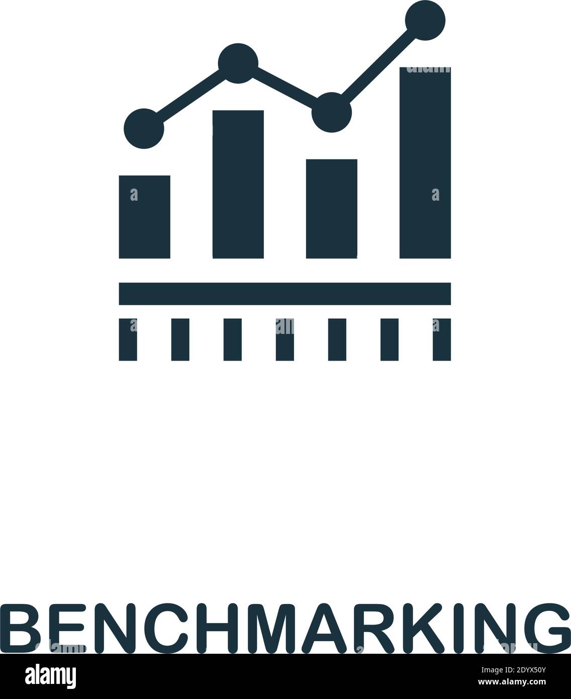 Benchmarking icon. Premium style design from business management icon ...