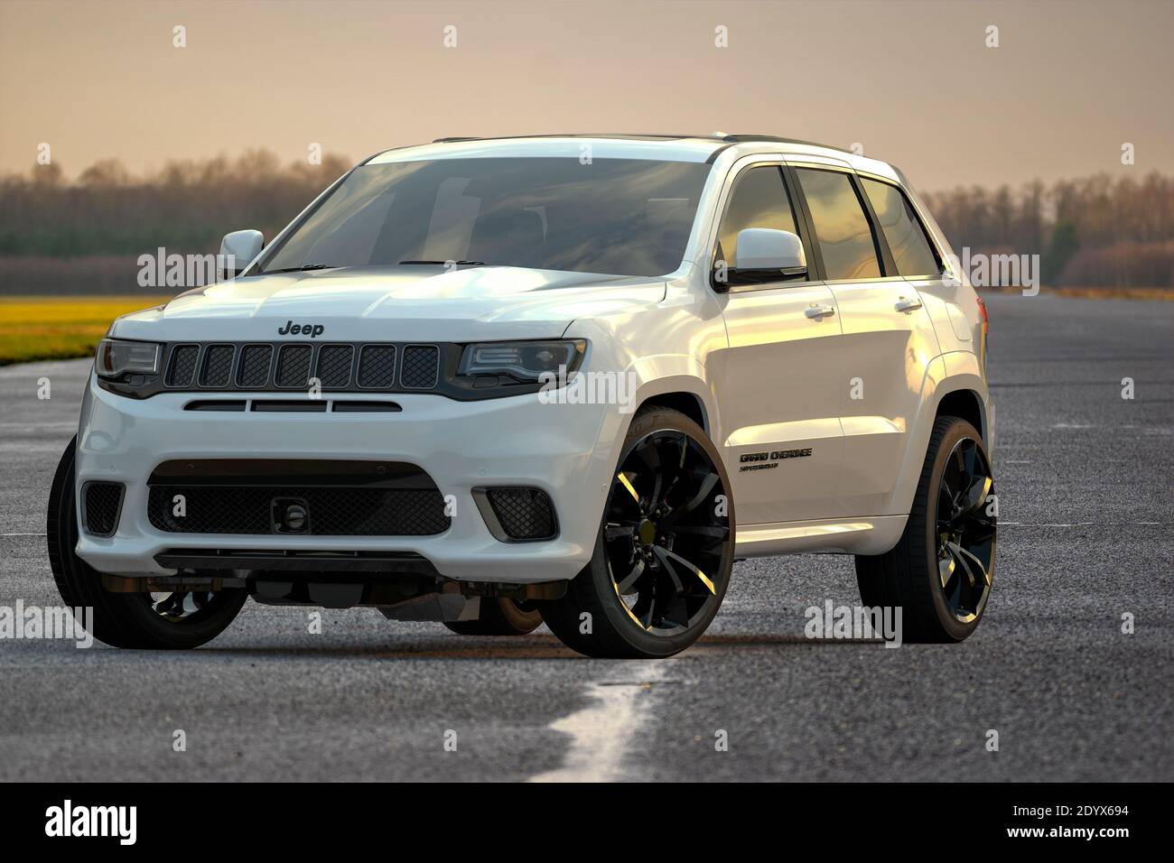Jeep Grand Cherokee Trackhawk Stock Photo - Alamy