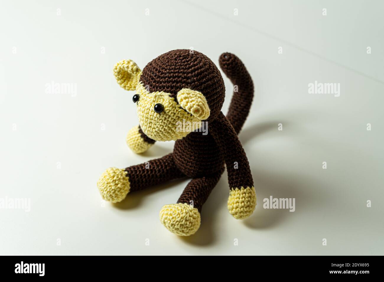 Amigurumi, chimpanzee, monkey, homemade Stock Photo - Alamy