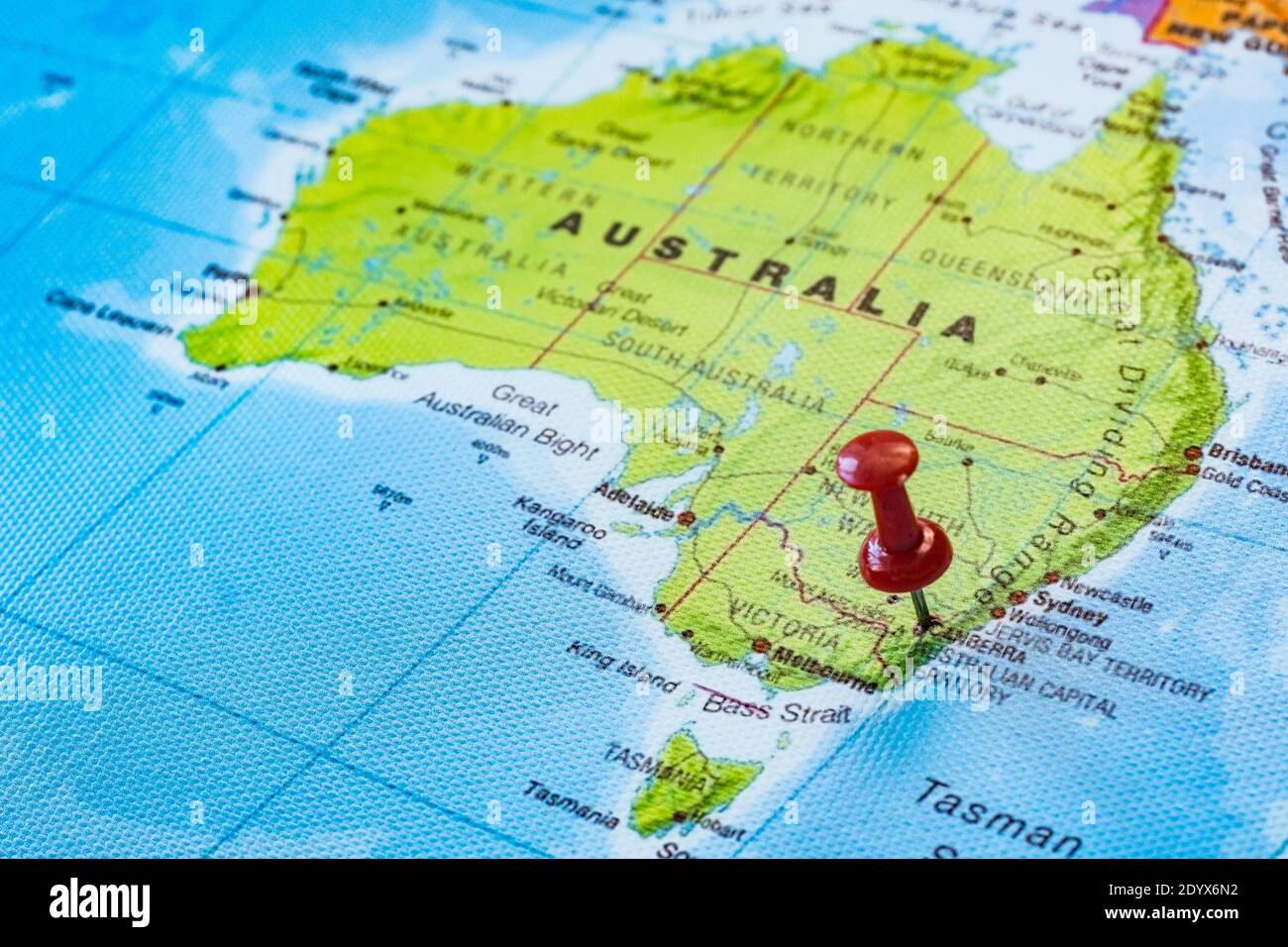 Australia political map hi-res stock photography and images - Alamy