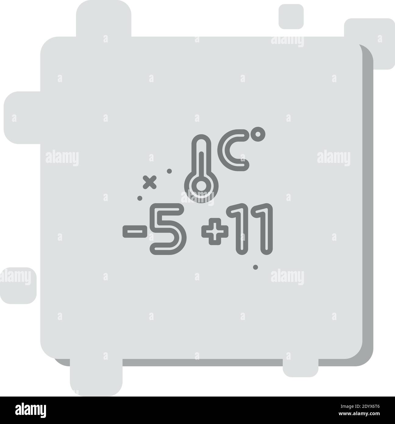 temperature vector icon modern simple vector illustration Stock Vector ...